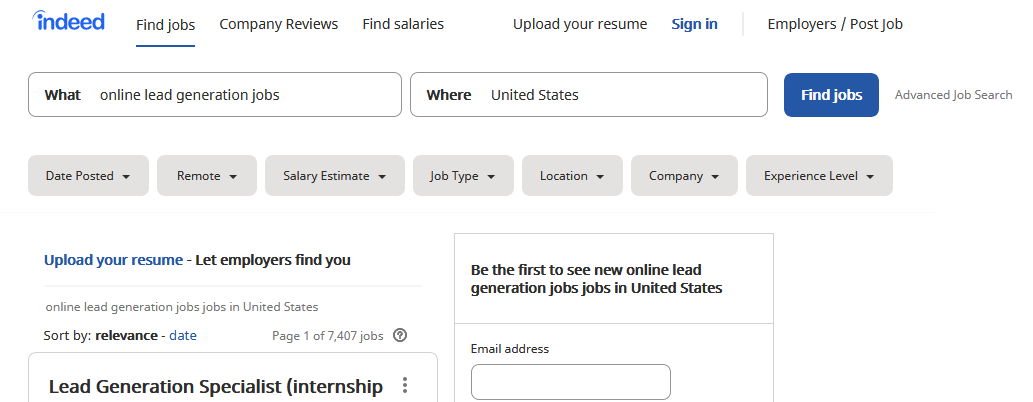 Lead Generation Jobs: How much do they pay and where can you find one